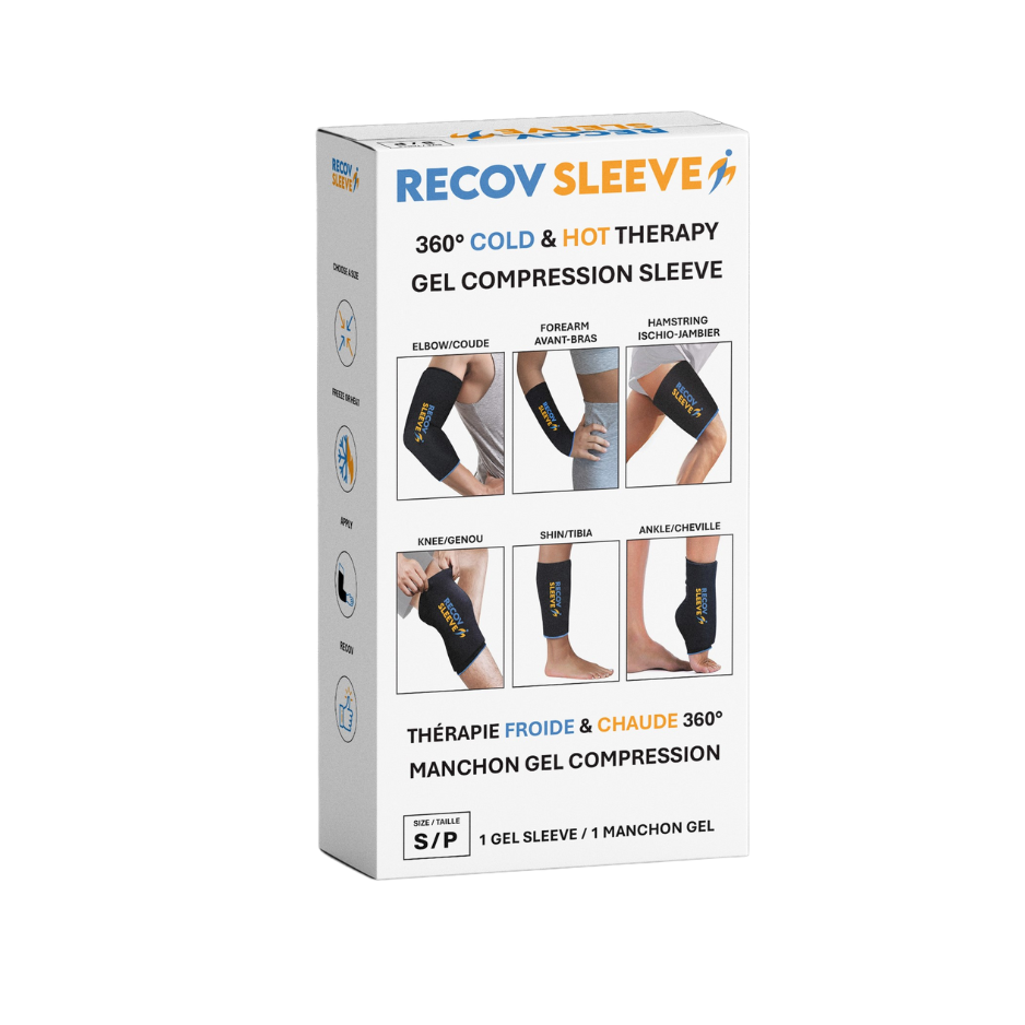 RECOV SLEEVE - 360° Cold & Hot Gel Compression Sleeve – RECOV WELL