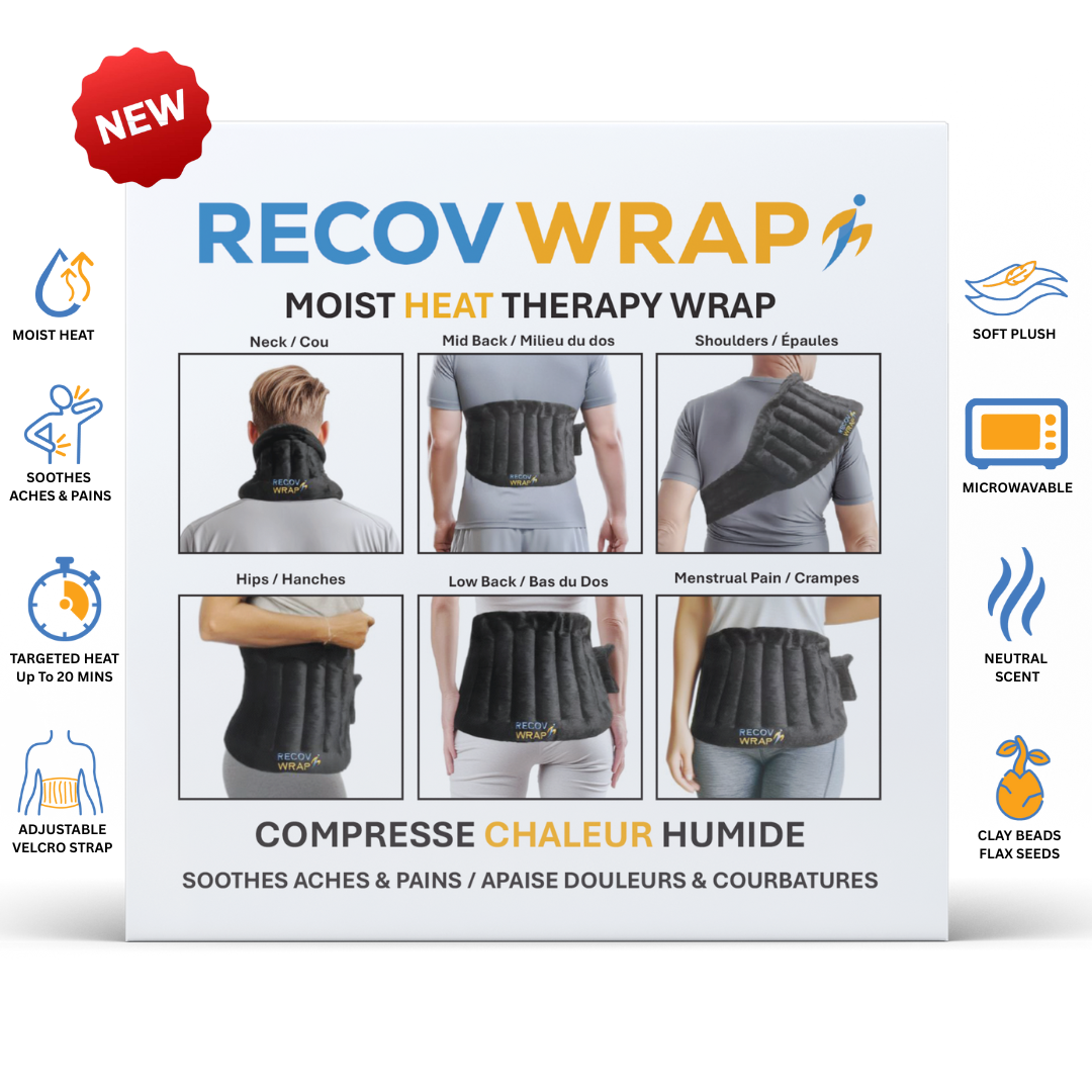 RECOV WRAP - MOIST HEAT THERAPY WRAP – RECOV WELL